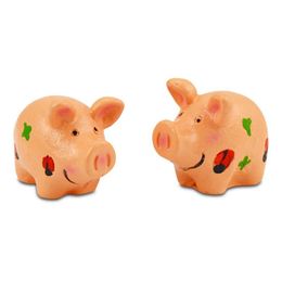 MEYCO Hobby Dekofigur Dekofigur Miniatur Glücksschweinchen ca. 3 x 2