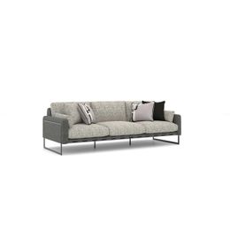 JVmoebel 3-Sitzer Grau Sofa Dreisitzer Modern Textil Couch Polstermöbel Wohnzimmer