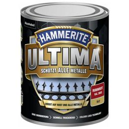 hammerite - Metallschutz-Lack ultima Rubinrot Matt 750ml - 5379757