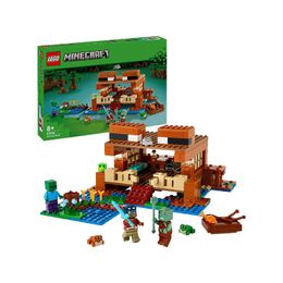 Lego Minecraft 21256 Das Froschhaus Bausatz, Mehrfarbig