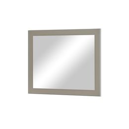 Höffner Spiegel Duna ¦ beige ¦ Glas , Aluminium, Holzwerkstoff ¦ Maße (cm): B: 80 H: 60 T: 3