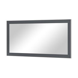 Höffner Spiegel Duna ¦ grau ¦ Glas , Aluminium, Holzwerkstoff ¦ Maße (cm): B: 120 H: 60 T: 3