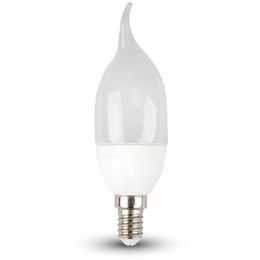 LED-Glühbirne E14 4W Flamme Kerze 4000K - V-TAC