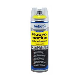 TecLine Fluoromarker Schreibspray, 500 ml - leuchtgelb - Beko