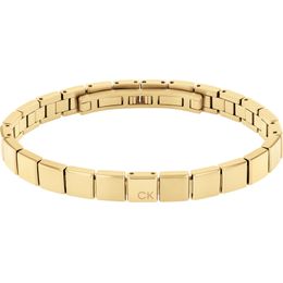 Calvin Klein Herren Armband, Edelstahl, gold