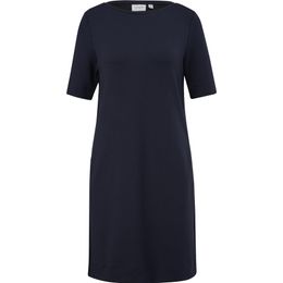 comma, CASUAL IDENTITY Shirtkleid, Modalmix, Kurzarm, für Damen, blau, 42