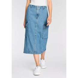 Levi's Levi's® Jeansrock CARGO MIDI SKIRT MED IN, blau