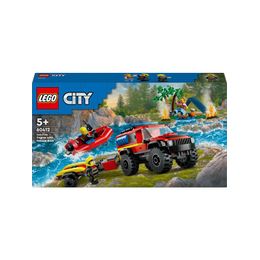 Lego City 60412 Feuerwehrgeländewagen mit Rettungsboot