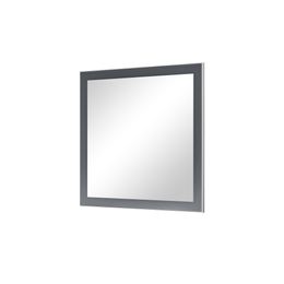 Möbel Kraft Spiegel - grau - Glas , Aluminium, Holzwerkstoff - 60 cm - 77 cm - 3 cm - Möbel Kraft