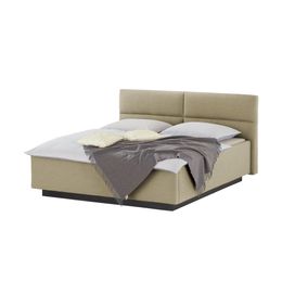 Kollektion Kraft Polsterbettgestell Fara - beige - Materialmix - 202 cm - 102 cm - Möbel Kraft