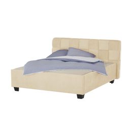 Kollektion Kraft Polsterbettgestell Veifa - beige - Materialmix - 166 cm - 103 cm - Möbel Kraft