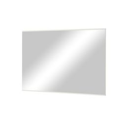Möbel Kraft Spiegel - weiß - Glas , Aluminium, Holzwerkstoff - 118 cm - 80 cm - 2,5 cm - Möbel Kraft