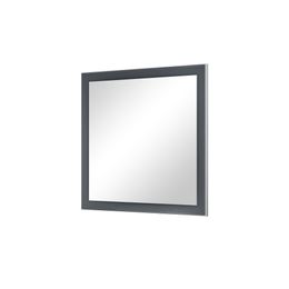 Möbel Kraft Spiegel - grau - Glas , Aluminium, Holzwerkstoff - 80 cm - 77 cm - 3 cm - Möbel Kraft