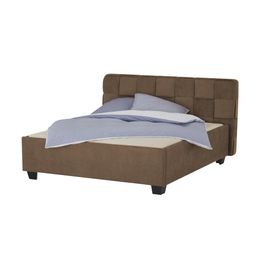 Kollektion Kraft Polsterbettgestell Veifa - braun - Materialmix - 206 cm - 103 cm - Möbel Kraft