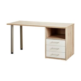 Möbel Kraft Schreibtisch - holzfarben - Materialmix - 150 cm - 73 cm - 65 cm - Möbel Kraft
