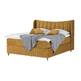 Kings and Queens Boxspringbett Uldur - Materialmix - 194 cm - 122 cm - Möbel Kraft