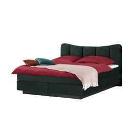 SKAGEN BEDS Boxspringbett Dalur - grün - Materialmix - 140 cm - 110 cm - Möbel Kraft