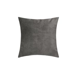 Jette Home Dekokissen Jette Patch - grau - Materialmix - 55 cm - Möbel Kraft