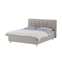 Kollektion Kraft Polsterbettgestell Veifa - grau - Materialmix - 226 cm - 103 cm - Möbel Kraft