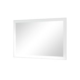 Möbel Kraft Spiegel - weiß - Glas , Aluminium, Holzwerkstoff - 120 cm - 77 cm - 3 cm - Möbel Kraft