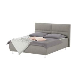 Kollektion Kraft Polsterbettgestell Fara - grau - Materialmix - 182 cm - 102 cm - Möbel Kraft