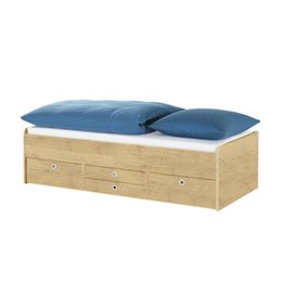 Möbel Kraft Schubkastenbett Grow Up - holzfarben - Materialmix - 97 cm - 54,5 cm - Möbel Kraft