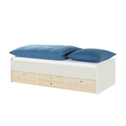 Möbel Kraft Schubkastenbett Grow Up - grau - Materialmix - 97 cm - 54,5 cm - Möbel Kraft