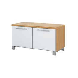 Möbel Kraft Garderobenbank - weiß - Materialmix - 84 cm - 45 cm - 40 cm - Möbel Kraft