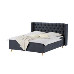 Kollektion Kraft Polsterbettgestell Eyra - blau - Materialmix - 168 cm - 104 cm - Möbel Kraft