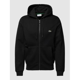 Lacoste Sweatjacke mit Logo-Patch