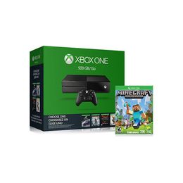 Microsoft Xbox One 500GB - Schwarz + Minecraft