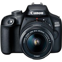Spiegelreflexkamera EOS 4000D - Schwarz + Canon Zoom Lens EF-S 18-55mm f/3.5-5.6III f/3.5-5.6