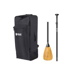 YEAZ KIT PLUS trolley-rucksack und carbon/bambus-paddel SUP-Paddel