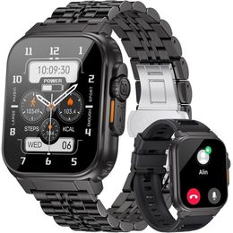 BANGWEI Militär Herren's 600 mAh IP68 wasserdicht Smartwatch (2 Zoll