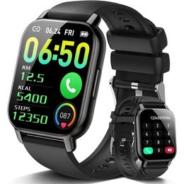 Hendari Herren,100+ Sportmodi Fitness Smartwatch (1.85 Zoll