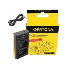 Patona Dual LCD USB Ladegerät für Fuji NP-W235 Kamera-Ladegerät (1-tlg.