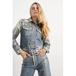 C&A Jeansjacke-glänzend