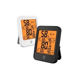 Gontence Raumthermometer Raumthermometer 1 Pack Indoor Thermometer Digital Hygrometer