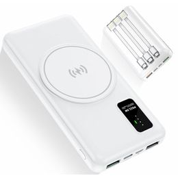 JOEAIS Wireless Power Bank 20000mAh Externe HandyAkkus Batterie USB C Type C Powerbank