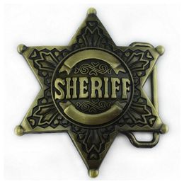 Ware aus aller Welt Gürtelschnalle Sheriff Cowboy USA Wild West Gürtelschließe Wechselschnalle Buckle