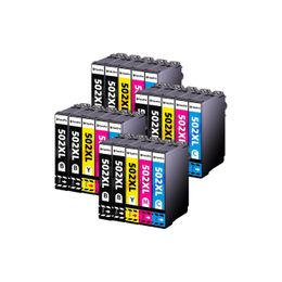 faedra Druckerpatronen Epson 502 XL für Workforce WF-2860 DWF 2865 DWF