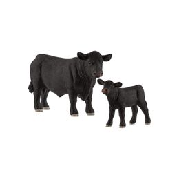 Schleich® Tierfigur 13879 13880 Farm World 2er Set Black Angus Bulle + Kalb