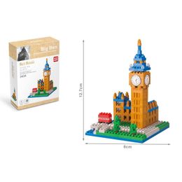 Tinisu Konstruktions-Spielset Big Ben London Wahrzeichen Modell LNO Micro-Bricks Bausteine