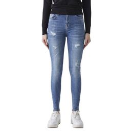 LTB Skinny-fit-Jeans LTB Damen Jeans AMY X Melora Safe Wash Hellblau