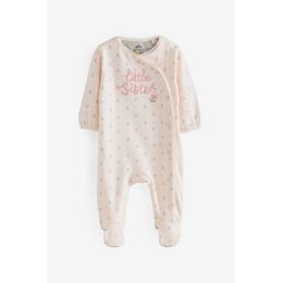 next Schlafoverall Baby Schlafanzug mit „Little Sister“-Aufschrift (1-tlg)