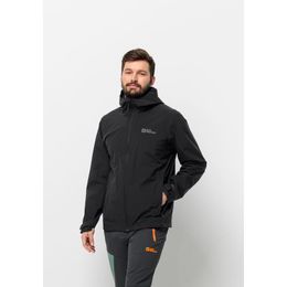 Jack Wolfskin Funktionsjacke »ROBURY 2L JKT M« mit Kapuze black XL (54/56) XL (54/56) Leichte Regenjacke