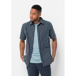 Jack Wolfskin Kurzarmhemd »HOT SPRINGS SHIRT M« night-blue-checks L (52) - Normalgrößen Normalgrößen L (52) Freizeithemd