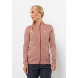 Jack Wolfskin Fleecejacke »TERVERN FZ W« rose-dawn XL (46) XL (46) Elastische Fleece-Jacke