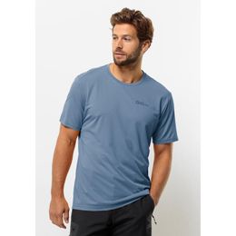Jack Wolfskin T-Shirt »DELGAMI S/S M« elemental-blue XXL (58) XXL (58) Geruchshemmend