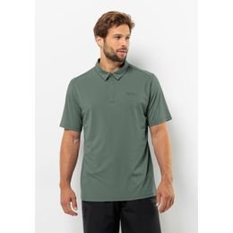 Jack Wolfskin Herren Poloshirt &raquo;DELGAMI POLO M&laquo; gr&uuml;n S (48)